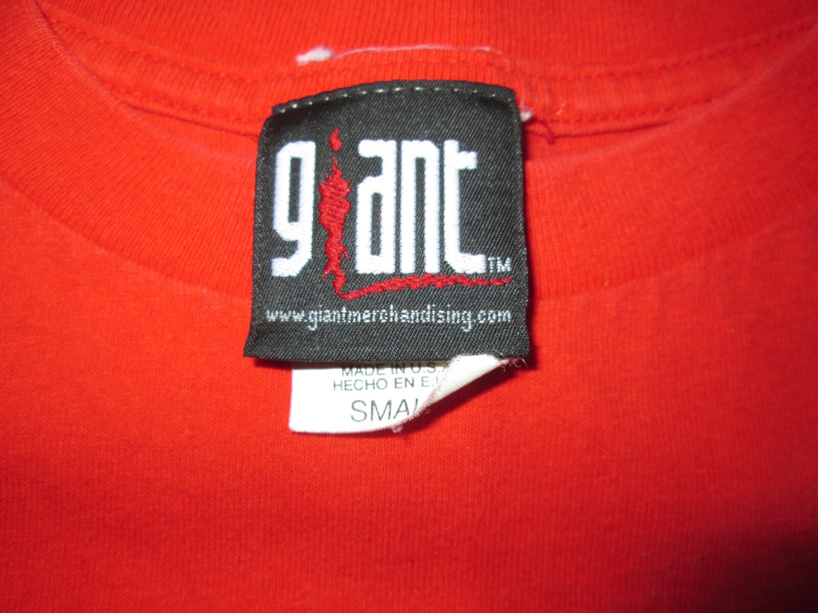 GIANT TAG Vtg Y2K 2000 Weezer Red album cartoon T shi… - Gem