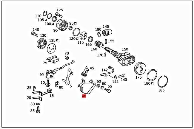 OEM Mercedes-Benz Back up Light Switch 0005456806 W202 Genuine for sale ...