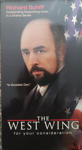 THE WEST WING For Your Emmy Consideration VHS Richard Schiff Allison ...