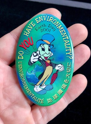 Disney Earth Day 2001 Environmentality Jiminy Cricket Cast Excl Button ...