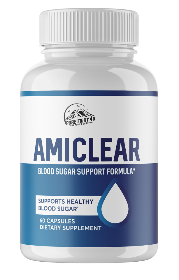 AMICLEAR Blood Sugar Support Supplement Formula - 12 Bottles 720 ...