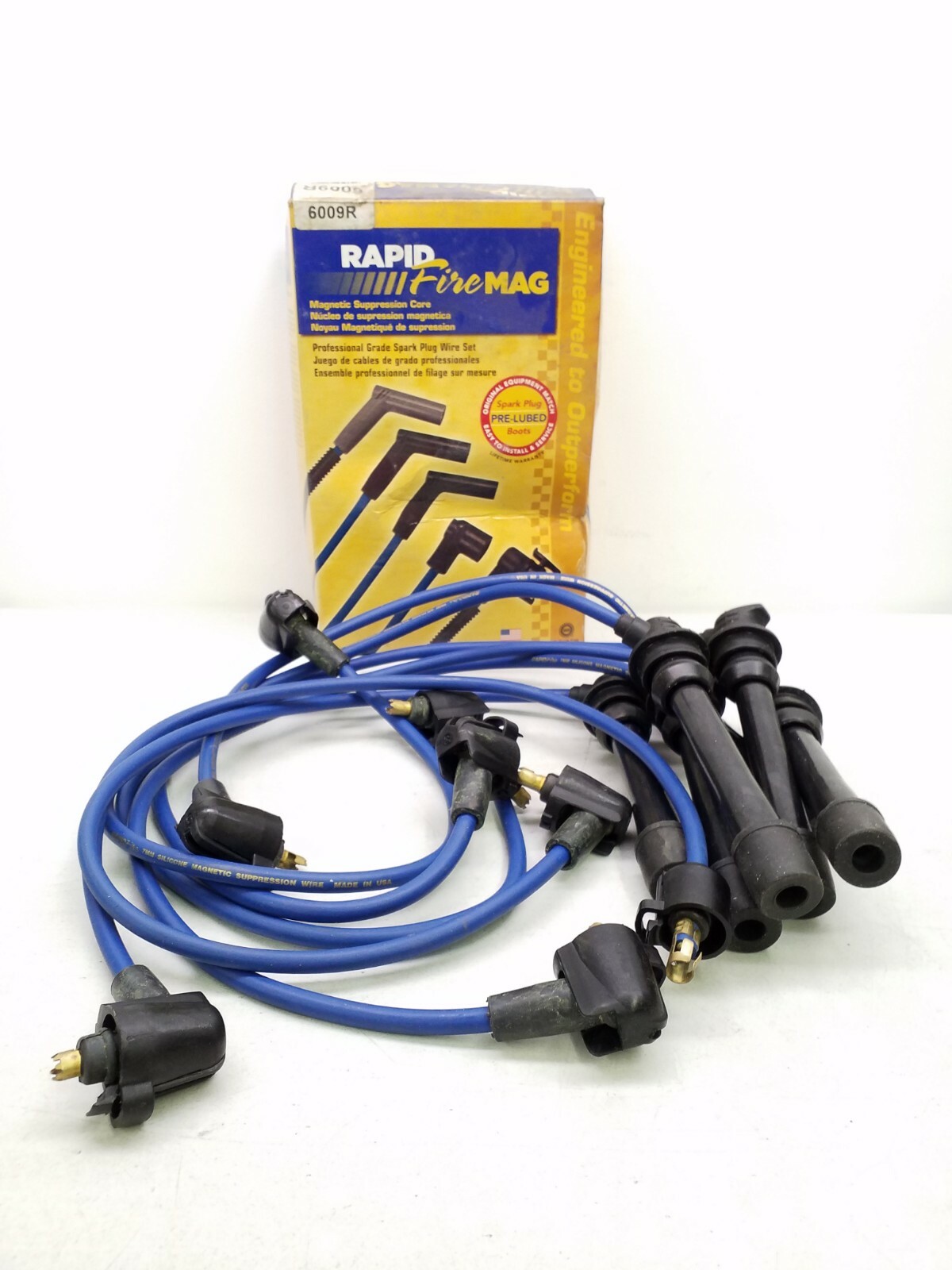 6009R Rapid Fire Mag Spark Plug Wire Set 7mm Blue | eBay