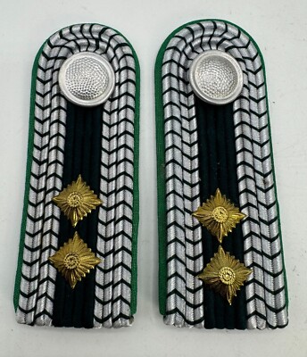 PAIR East German Volkspolizei Police Shoulder Boards Strap Insignia ...