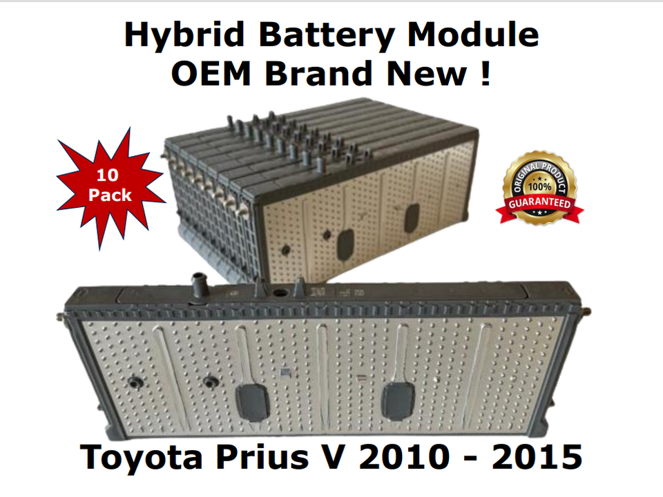 Original Toyota Hybrid Battery Cells NEW 10 Pack Prius V 2010 - 2015 | eBay