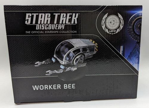 Eaglemoss Star Trek Discovery Worker Bee Shuttle Ship Display New Hero ...