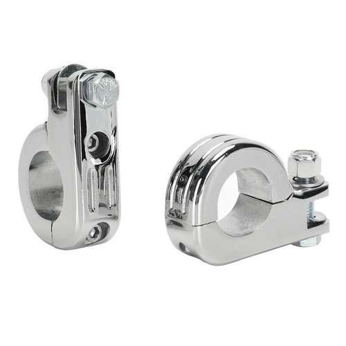 ･Silver Footpeg P Clamp Mounting Kit Aluminium Alloy Foot Rest Pedal ...