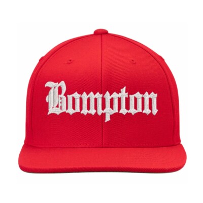 **BOMPTON** BOMPTON RED SNAPBACK CAP HAT | eBay