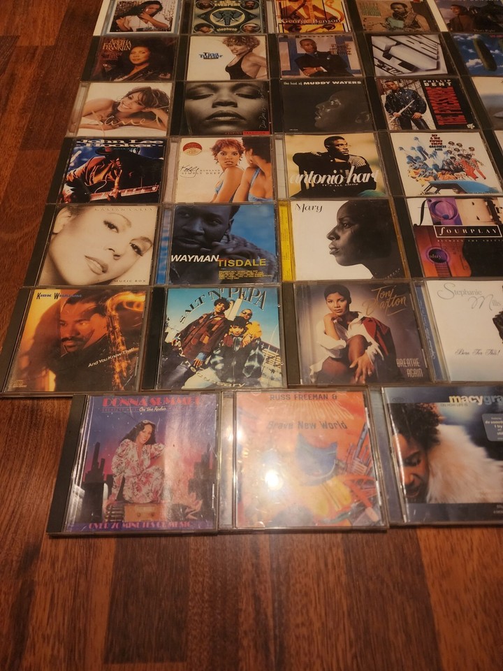 Huge Lot of 47 CDs Rap Hip-hop R&B 1990s 2000s 👑 Toni Braxton Mary ...