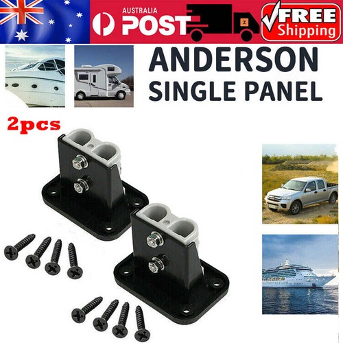 2pcs 50Amp Car Socket Panel Flush For Anderson Plug Mount Cover ...