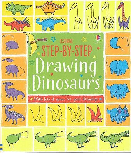 Usborne Books Step-by-Step Drawing Dinosaurs - Paperback By Fiona Watt ...