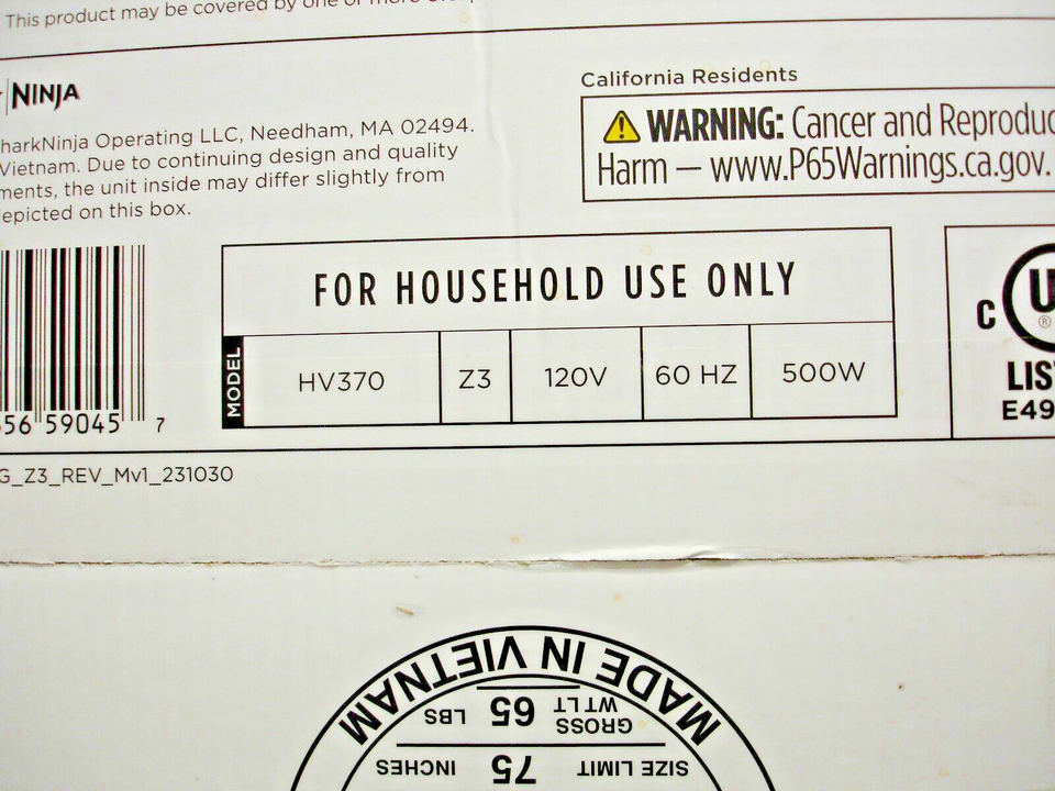 Shark ROCKET PRO Stick Vacuum w/ LED Headlights HV370 Red BRAND NEW ...