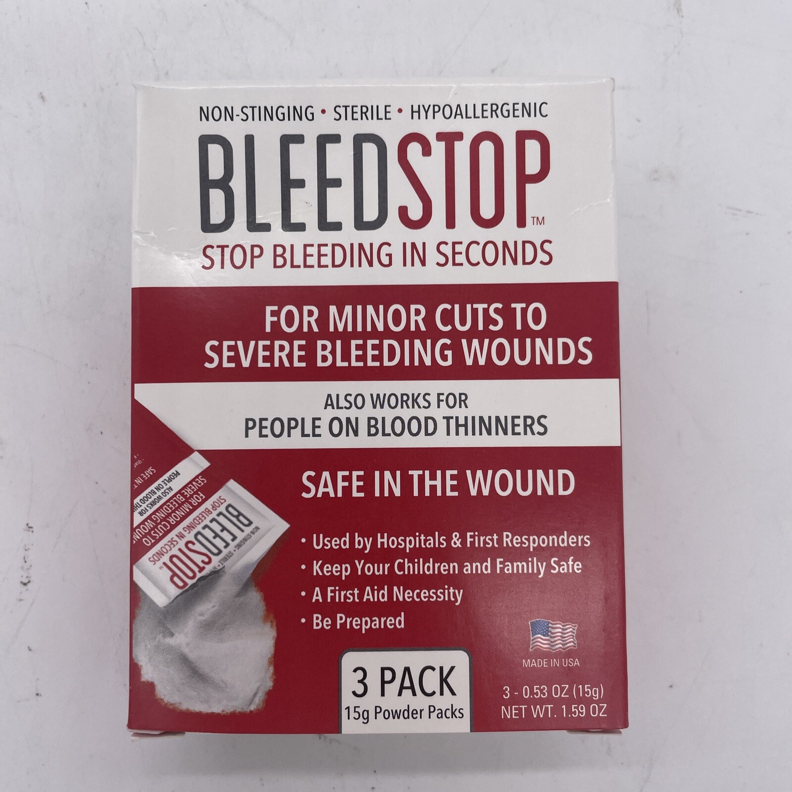 BLEEDSTOP ~ Stops Bleeding in Seconds ~ For Every Shop