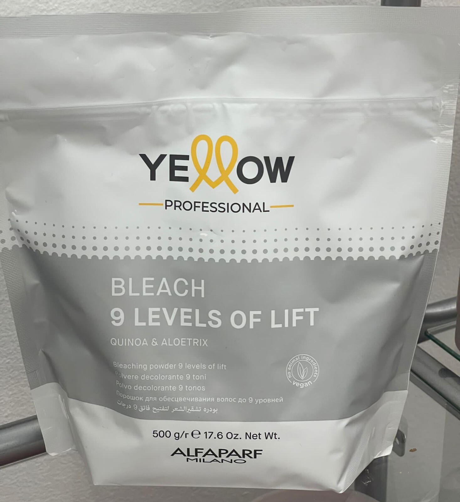 ALFAPARF YELLOW PROFESSIONAL Bleach 9 Levels Of Lift 500 ml / 17.6 fl ...