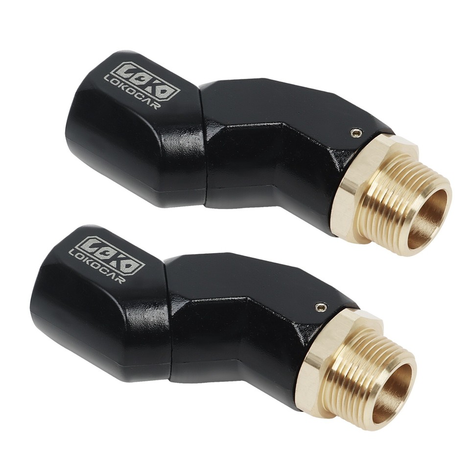 3/4" Fuel Hose Nozzle Swivel 360 Rotating Dual NPT Transfer Pump ...