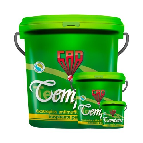 Idropittura Pittura Traspirante TEMPERA Bianca CAD per interni in Fusto ...