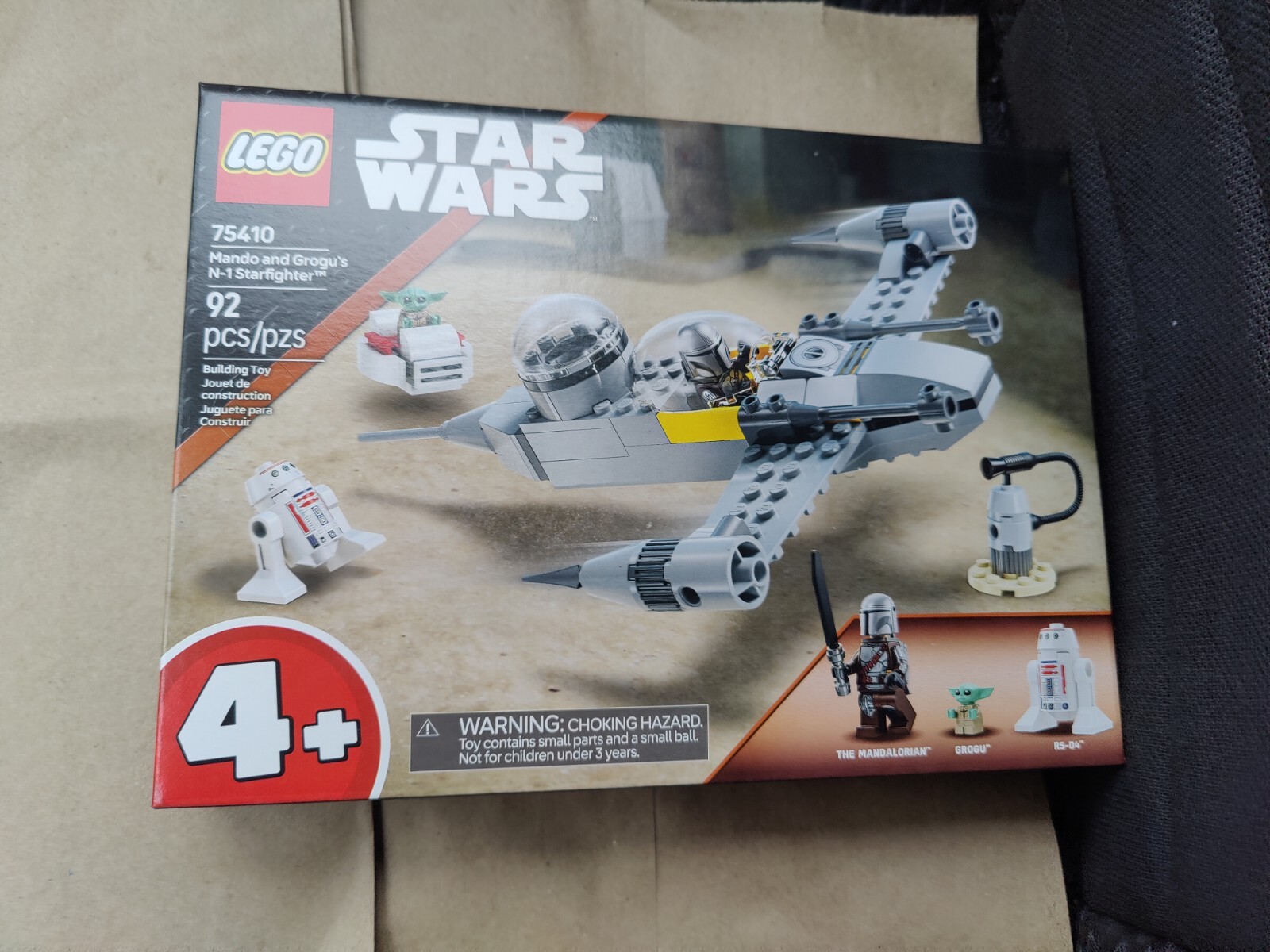 Lego Star Wars 75410 Mando and Grogu's N-1 Starfighter IN HAND, Ships ...