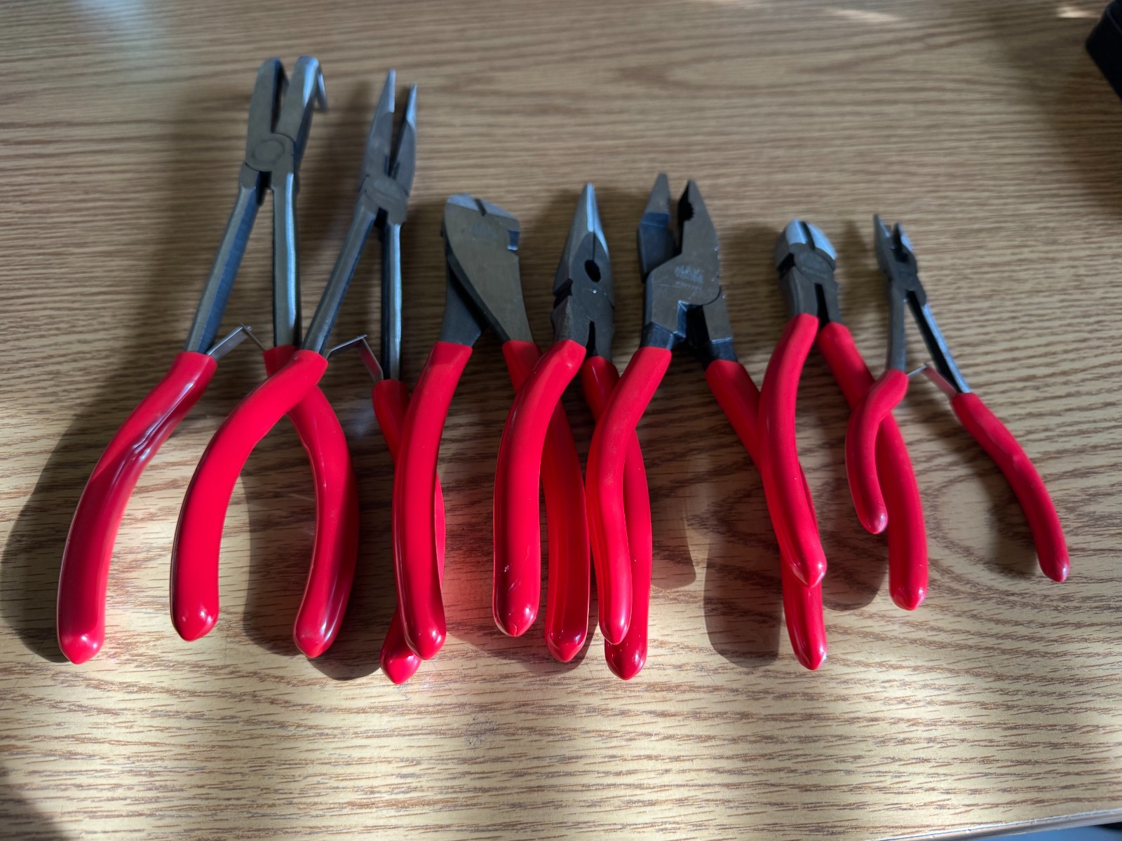 Mac 7 Pc Pliers Set P301713-P301840-P301743-P301721-P301822- P301731 ...
