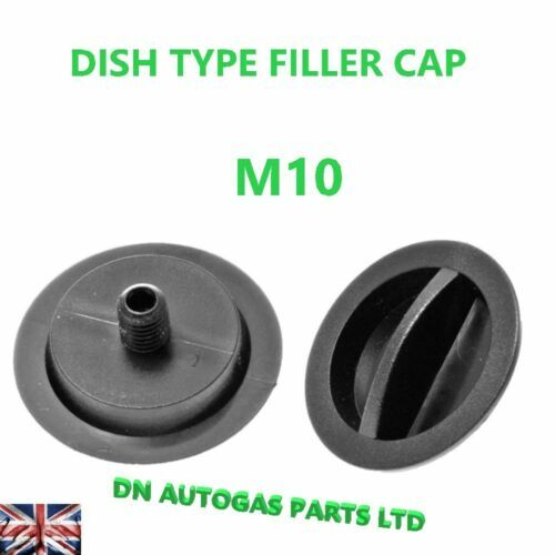 UNIVERSAL AUTOGAS LPG FUEL FILLER FILLING POINT CAP 10 MM FOR DISH TYPE ...
