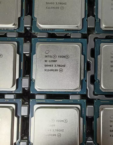 Intel Xeon W-1290P LGA1200 CPU SRH93 10-Core 20-Thread 3.7GHz Processor ...