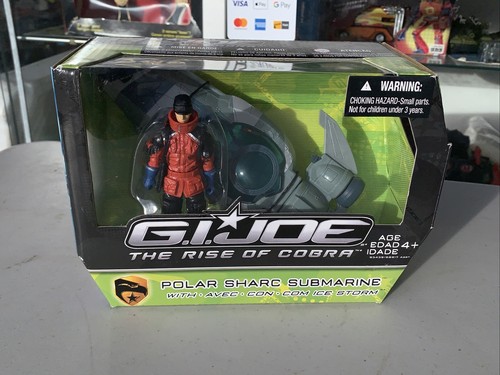Gi Joe Rise Of Cobra Polar Sharc Submarine W/ Ice Storm Misb Sealed New ...