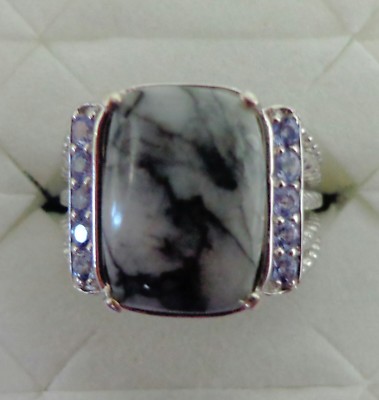 ASTRIAN PINOLITH, TANZANITE 925 SILVER RING SIZE 6 | eBay