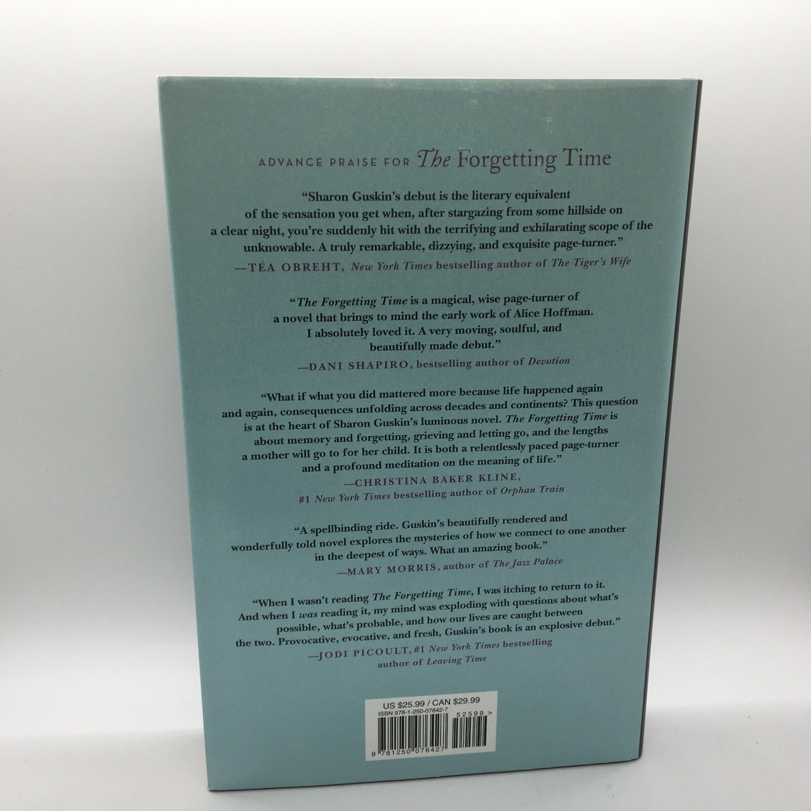 Forgetting Time : A Novel by Sharon Guskin (2016, Hardcover) for sale ...