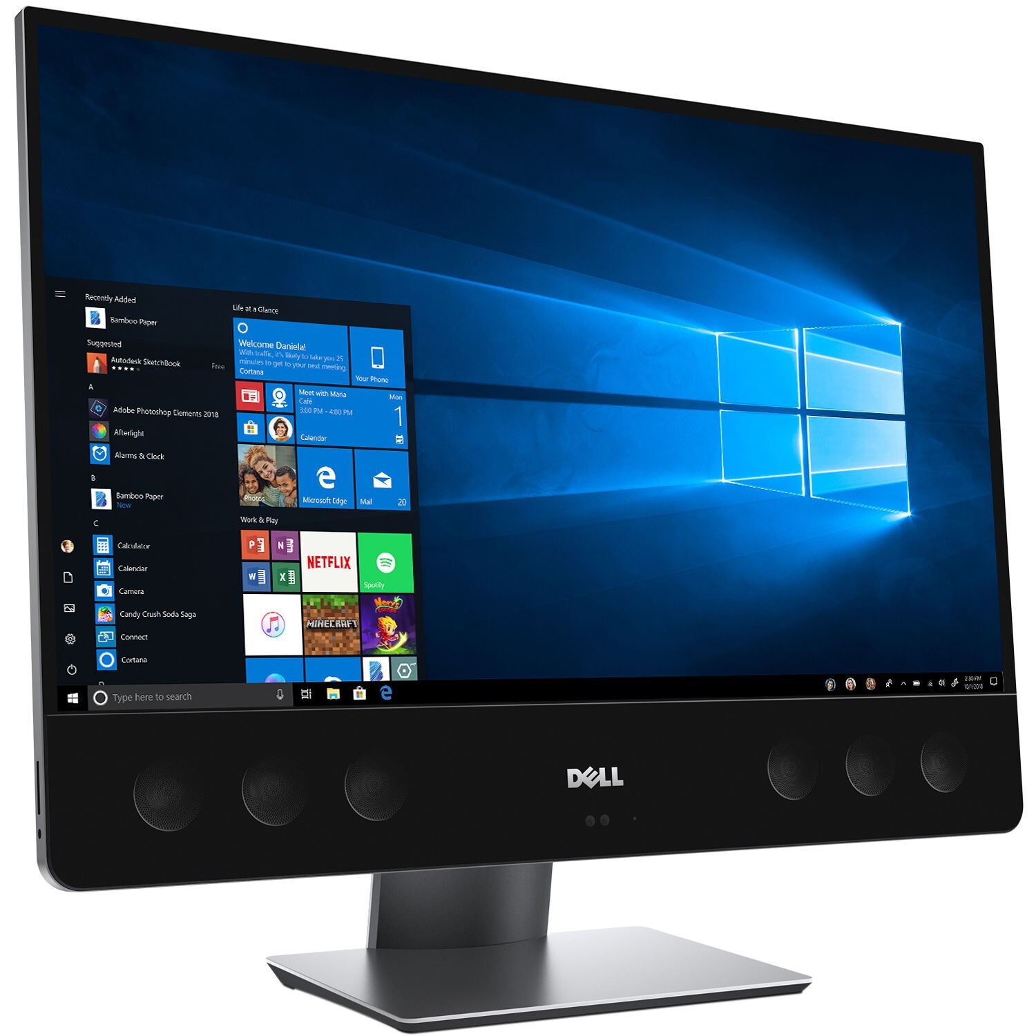 Dell Precision 5720 AIO i7 Desktop i7-7700 32GB 1TB 27" 4K Touch wx7100 ...