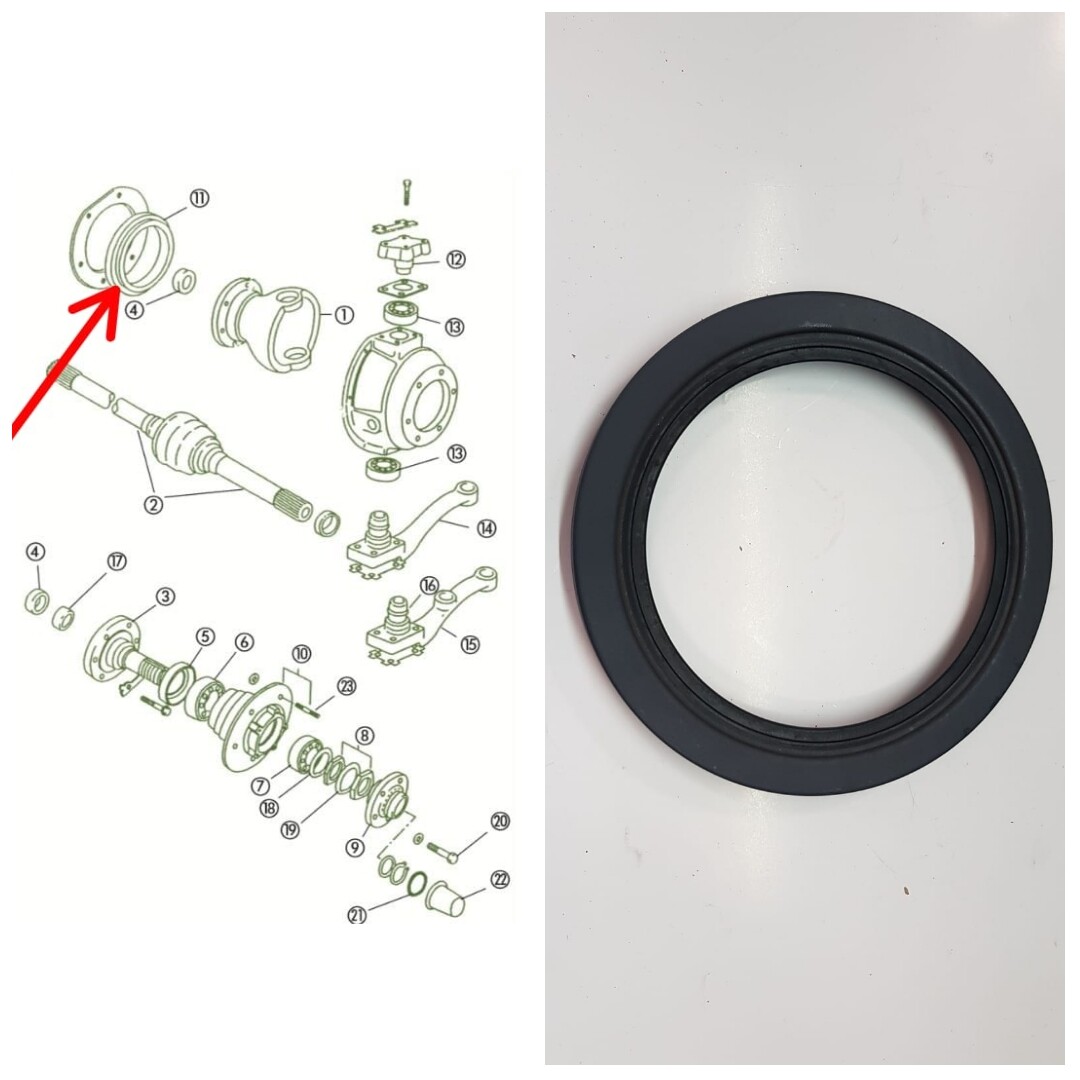 RETEN BOLA (COPA) EJE DELANTERO LAND ROVER SANTANA 502406 | eBay