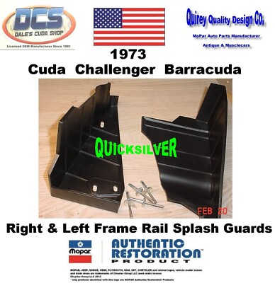 1973 Cuda Challenger Front Frame Rail K Frame Shields 3642974 5 MoPar ...