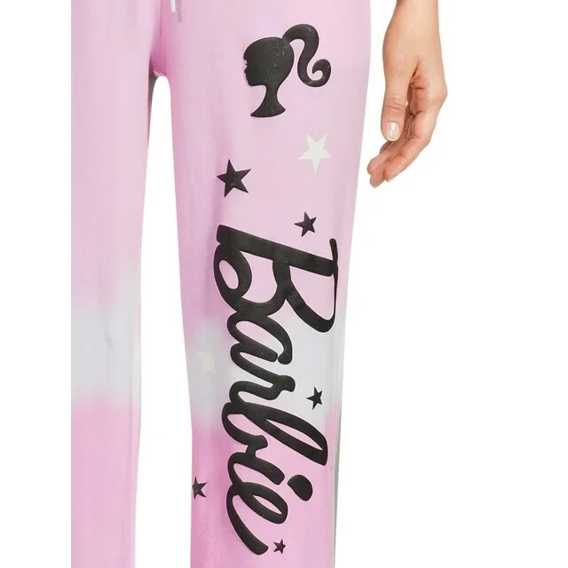 Barbie Juniors SIZE 3XL Graphic Jogger Pants, 28” Inseam COLOR PINK NEW ...