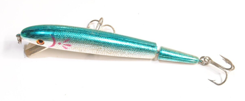 Vintage Cotton Cordell 5" Red Fin Jointed Bass Musky Pike Jerkbait ...