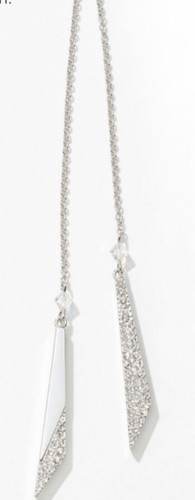 Touchstone Crystal On Point Lariat necklace BNIB RETIRED | eBay