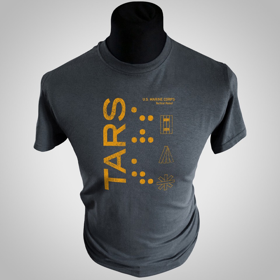TARS T Shirt Sci Fi Interstellar Space Stars Robot Ai Marine Corps ...
