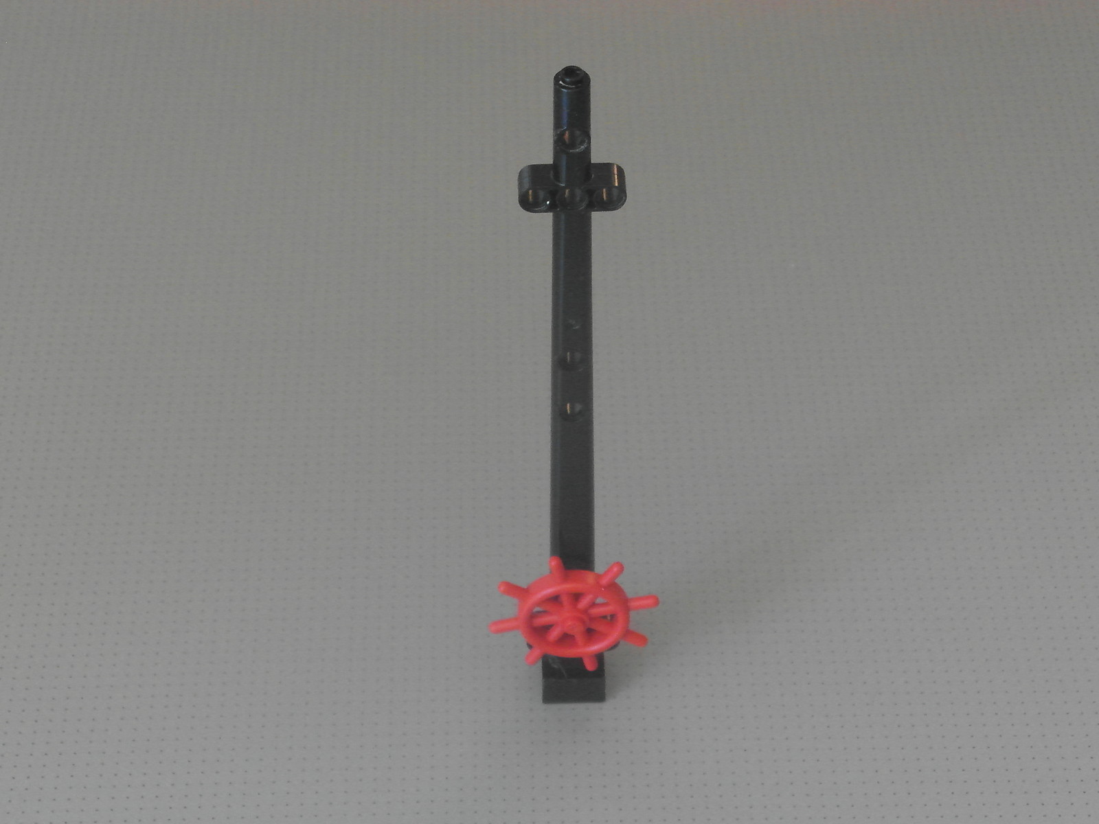 Lego - Black Boat Mast With Red Wheel 2 x 2 x 20 Studs (48002, 4790) | eBay