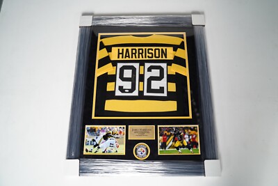 JAMES HARRISON Autographed Framed Jersey JSA COA | eBay