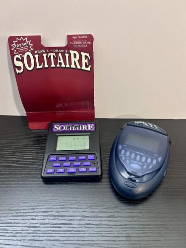 Vintage Radica Lighted Solitaire Electronic Handheld Game 2003 Lot Of 2 ...