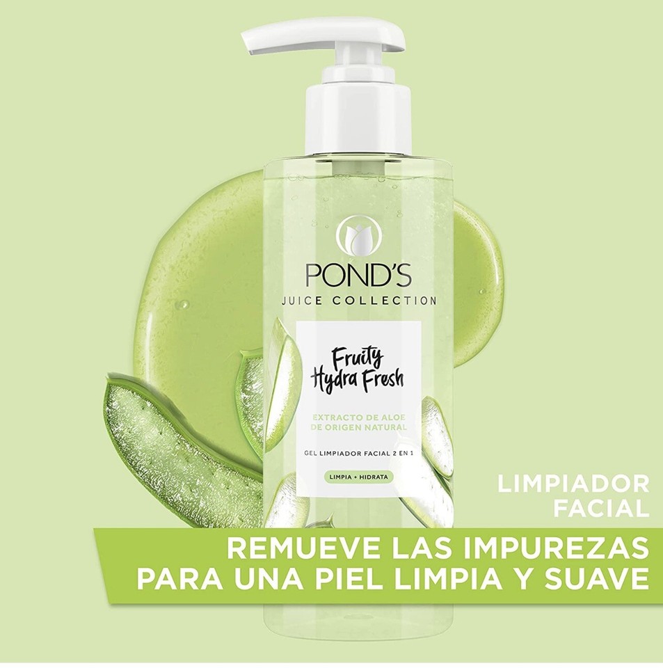 PONDS FRUITY HYDRA FRESH ALOE VERA/GEL+LIMPIADOR+MASCARILLA/HYDRATING ...