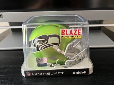 Seattle Seahawks NFL Riddell Blaze Alternate Mini Helmet!!! Date Code ...