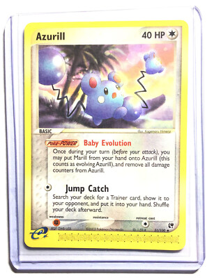 AZURILL - 31/100 - EX Sandstorm - Uncommon - Pokemon Card - NM | eBay