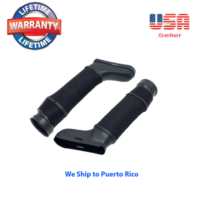 Set 2 Air Intake Inlet Duct Hose Left & Right Fit Mercedes-Benz W204 ...