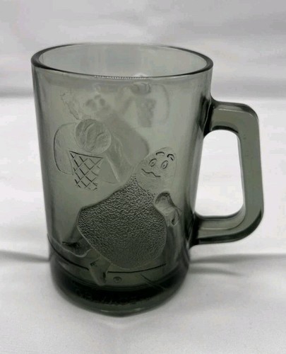 Vintage 1970’s McDonald's Grimace Sports Series Smoked Glass Mug | eBay