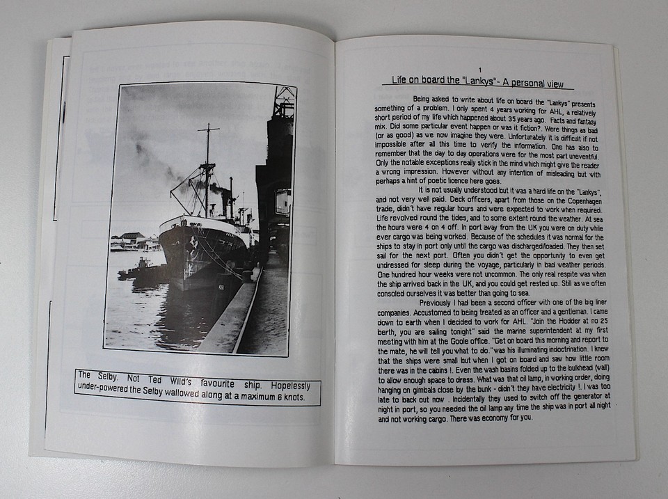 AHL Associated Humber Lines Transport Shipping Company Hull Goole ...