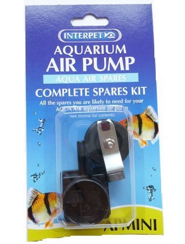 Interpet Aqua Air Pump AP 1 2 3 4 Spares Maintenance Kit Diaphragm Tank ...