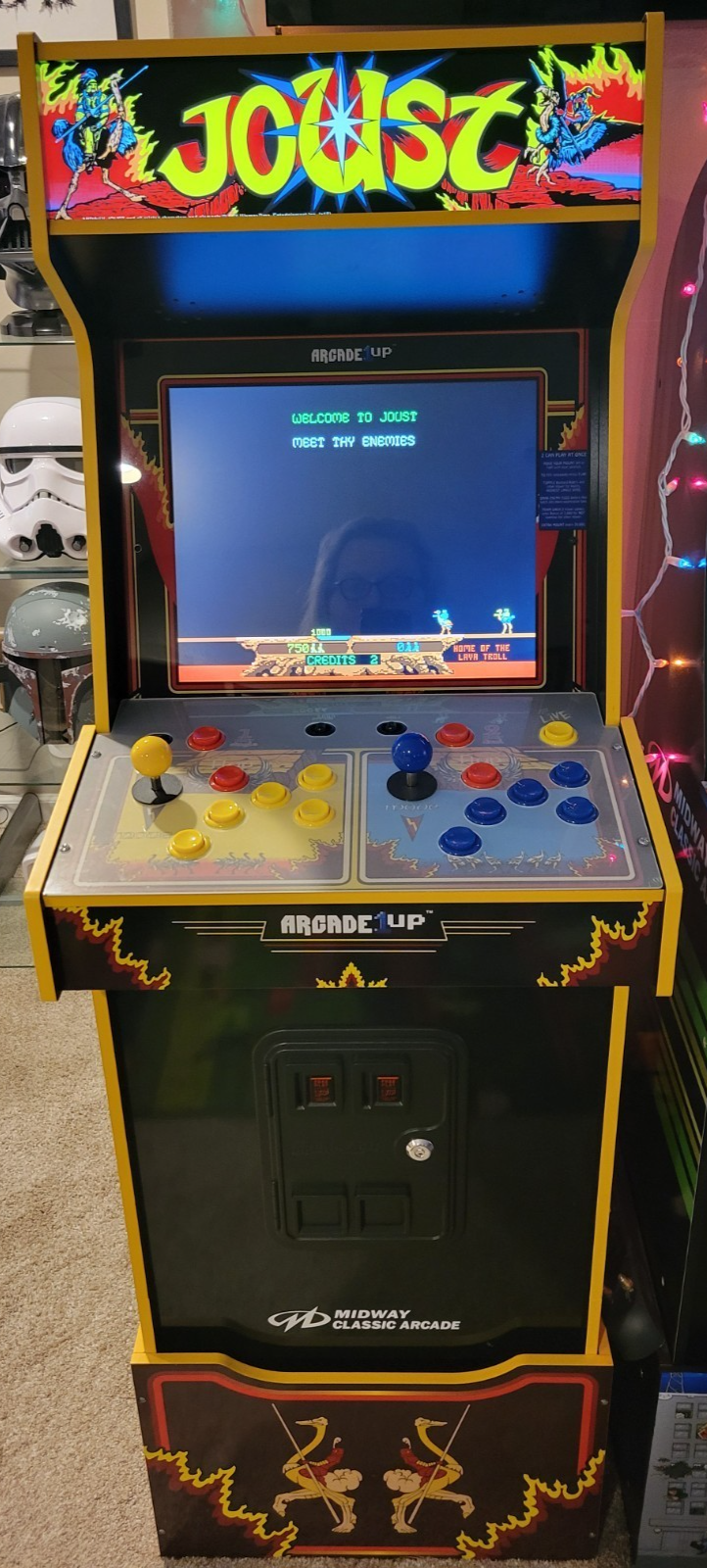 ARCADE 1UP JOUST 14-IN-1 MIDWAY LEGACY EDITION ARCADE GAME CABINET W ...