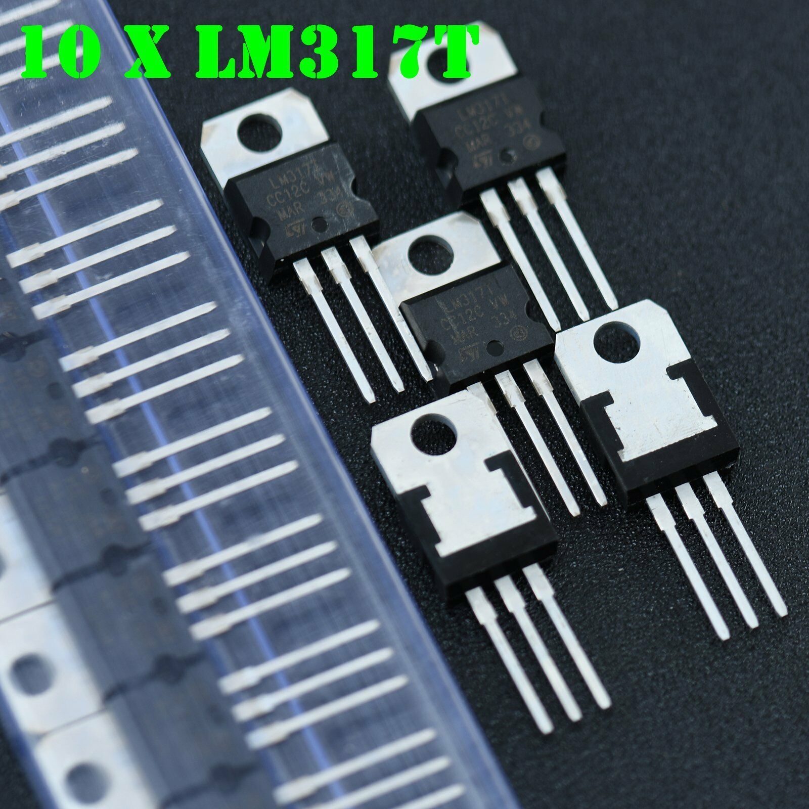 10pcs LM317T LM317 Voltage Regulator 1.2V to 37V 1.5A | eBay