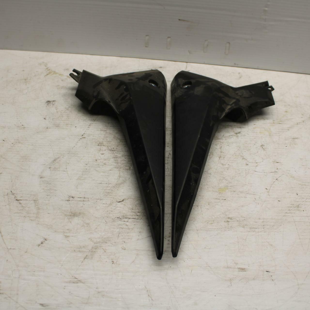 09 YAMAHA FZ6 RIGHT LEFT FRAME MID SIDE COVERS COWLS PANELS TRIM BB295 ...