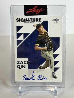 2023 Leaf Signature Series Autographs Zack Qin Auto 1/1 | eBay