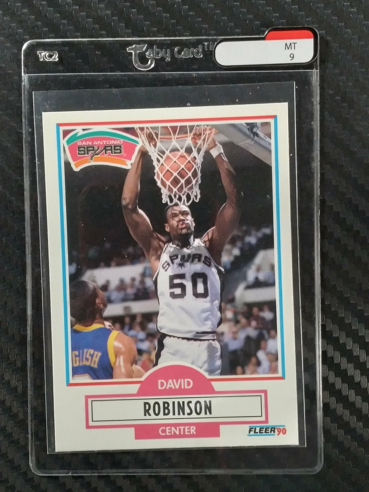 1990 Fleer David Robinson RC #172 - Taby Card™ Grade MT 9 | eBay