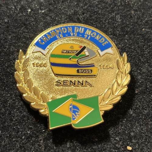 Pin’s Lapel F1 Ayrton Senna World Champion | eBay