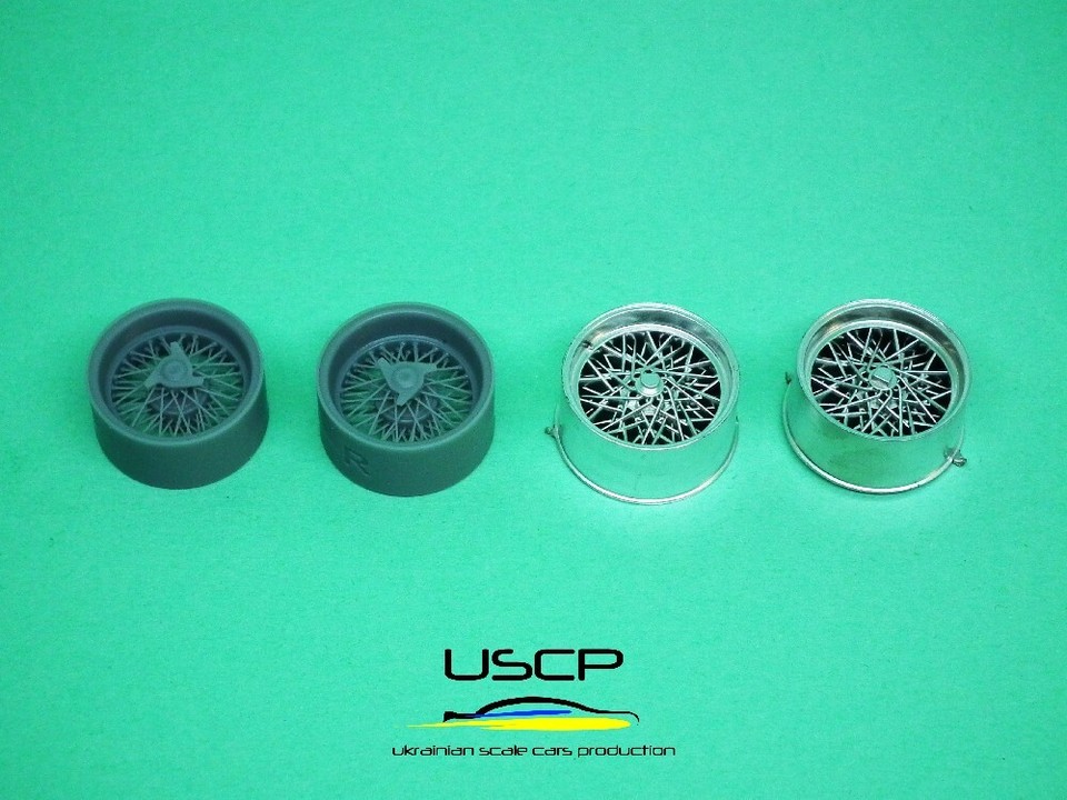 USCP 24P176 1/24 15 inch Italian Wire wheels for 250 GTO Resin kit | eBay